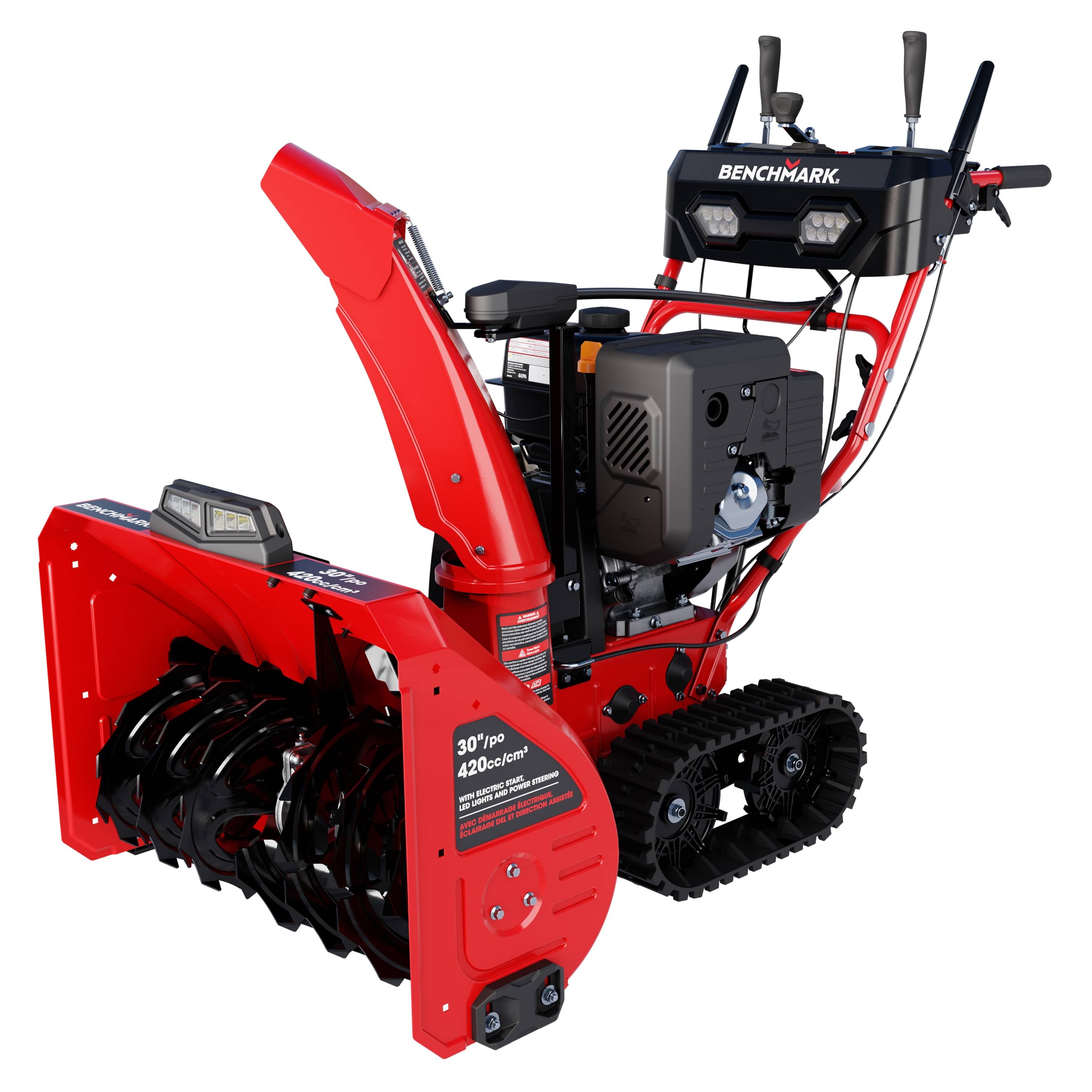 BENCHMARK 420cc 2-Stage Snow Blower with Electric Start & Power Steering | Home Hardware