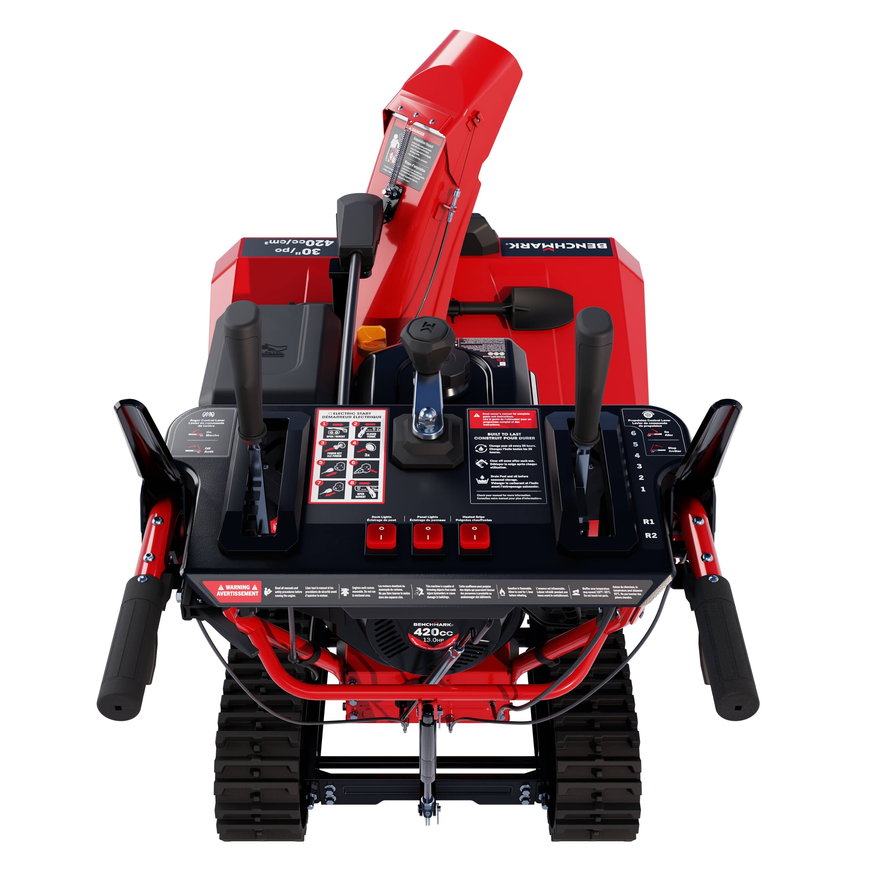 BENCHMARK 420cc 2-Stage Snow Blower with Electric Start & Power Steering | Home Hardware