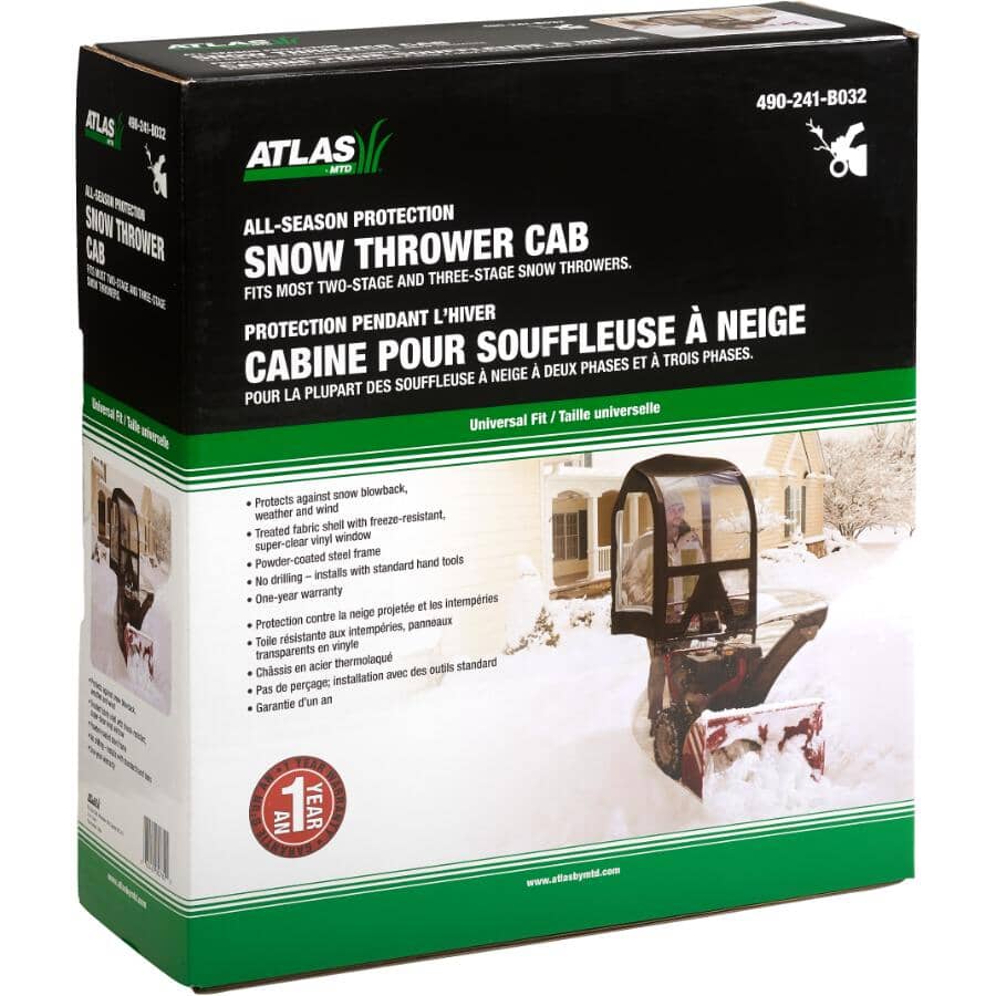 ATLAS Universal Snow Blower Cab | Home Hardware