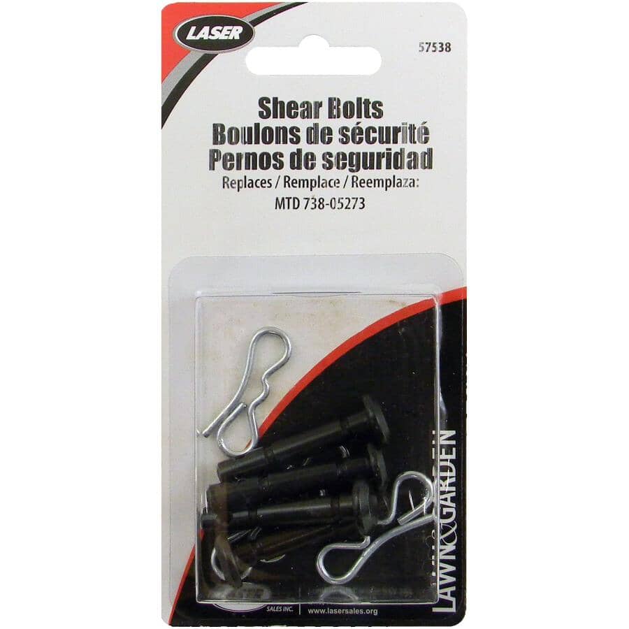 LASER 1/4" x 1-1/2" Shear Bolts with Nuts | Home Hardware
