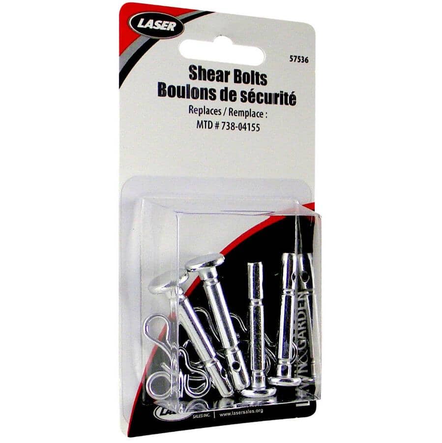 LASER 1/4" x 1-7/8" Shear Pins with Hitch Pins | Home Hardware