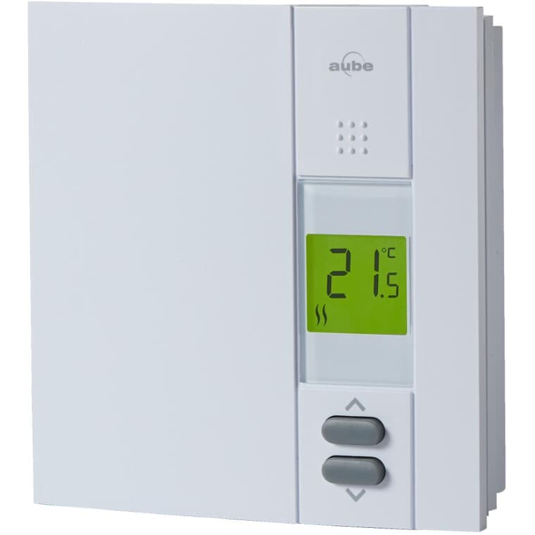 Aube Technologies Aube Digital Manual Line Voltage Baseboard Thermostat ... Aube Technologies Aube Digital Manual Line Voltage Baseboard Thermostat ...