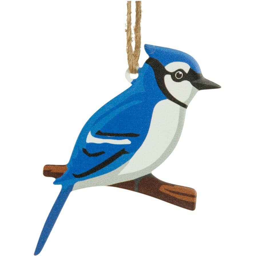 CHRISTMAS TRADITION 3" Metal Blue Jay Ornament | Home Hardware