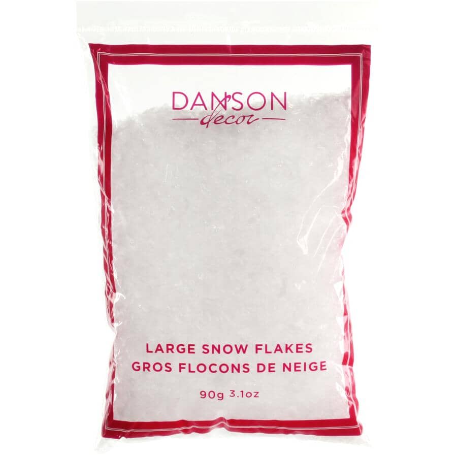 DANSON DECOR 90g Large Artificial Snow Flakes | Home Hardware