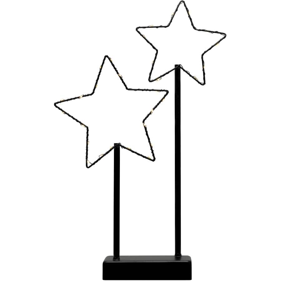 INSTYLE HOLIDAY 15.7" Double Star Tabletop Decor | Home Hardware