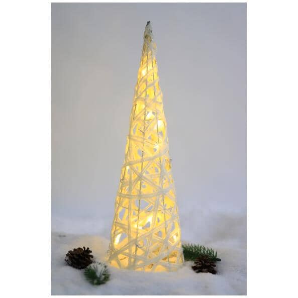 INSTYLE HOLIDAY 15.7" White Metal Tree Tabletop Decor | Home Hardware
