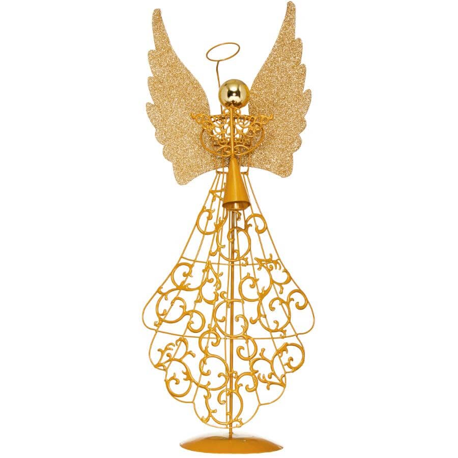 INSTYLE HOLIDAY 16.5" Glitter Angel Tabletop Decor | Home Hardware