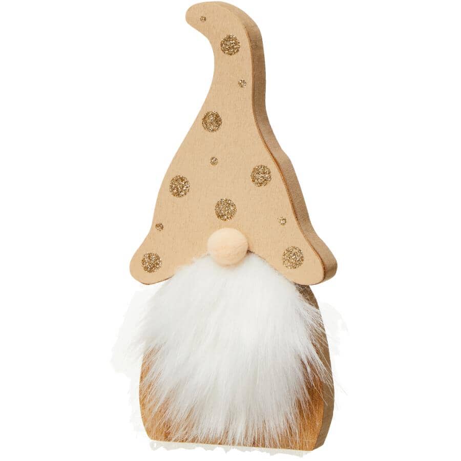 INSTYLE HOLIDAY 7.75" Wooden Gnome Tabletop Decor | Home Hardware