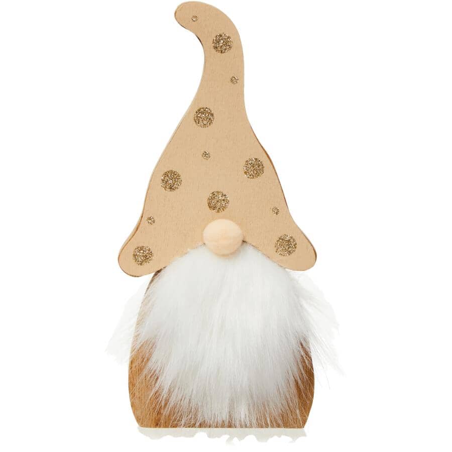 INSTYLE HOLIDAY 7.75" Wooden Gnome Tabletop Decor | Home Hardware