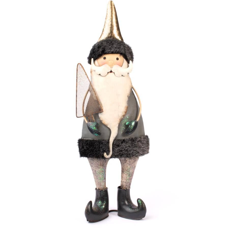 MOONRAYS 19.5" Metal Santa Decor | Home Hardware