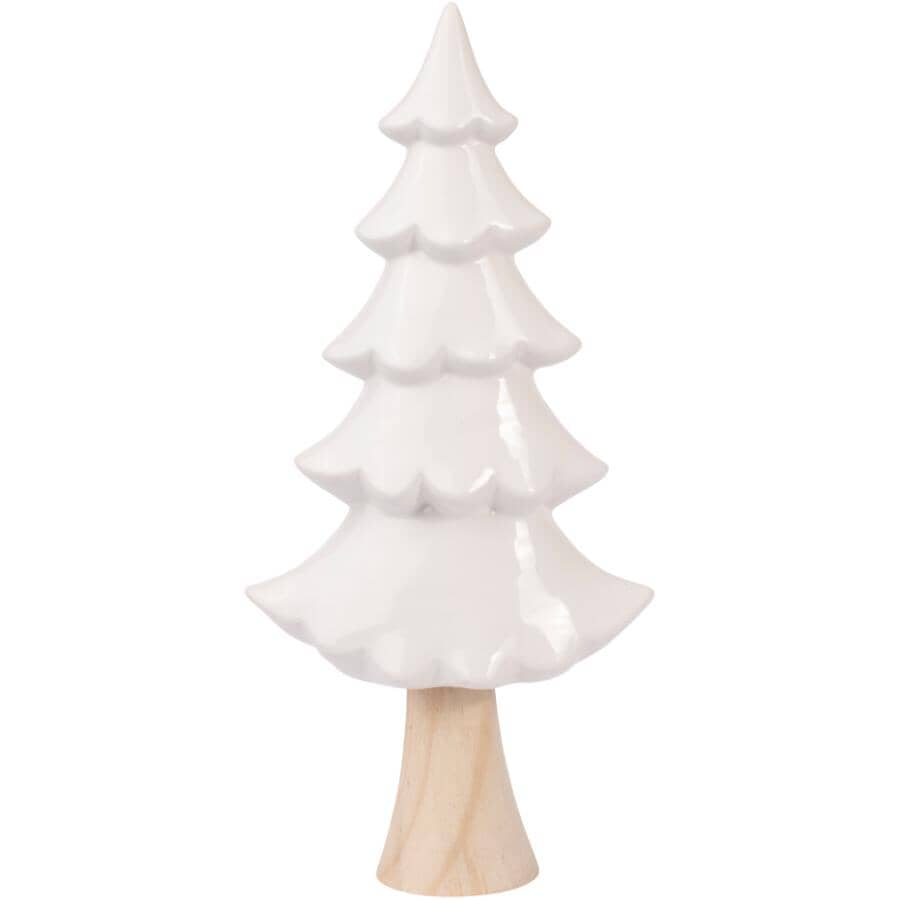 MOONRAYS 17" White Ceramic Tree Tabletop Decor | Home Hardware