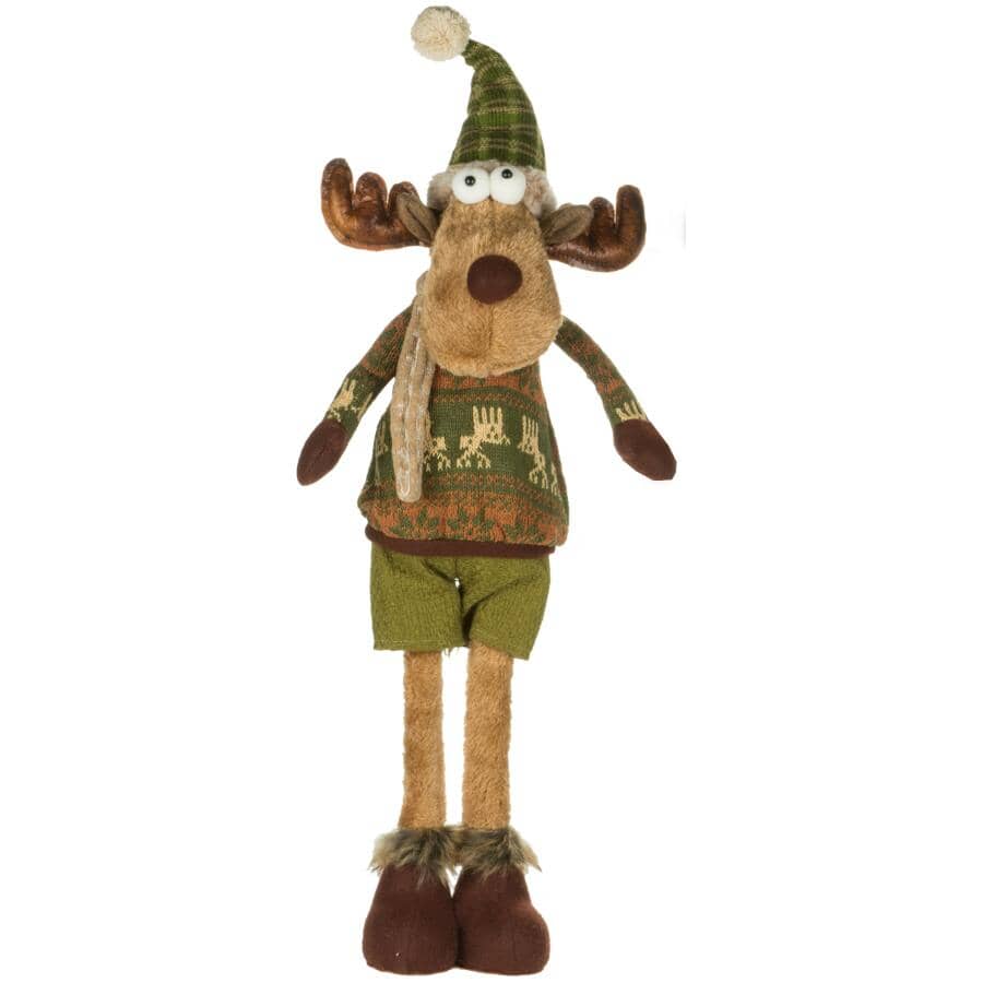 CHRISTMAS TRADITION 26" Standing Moose Decor | Home Hardware