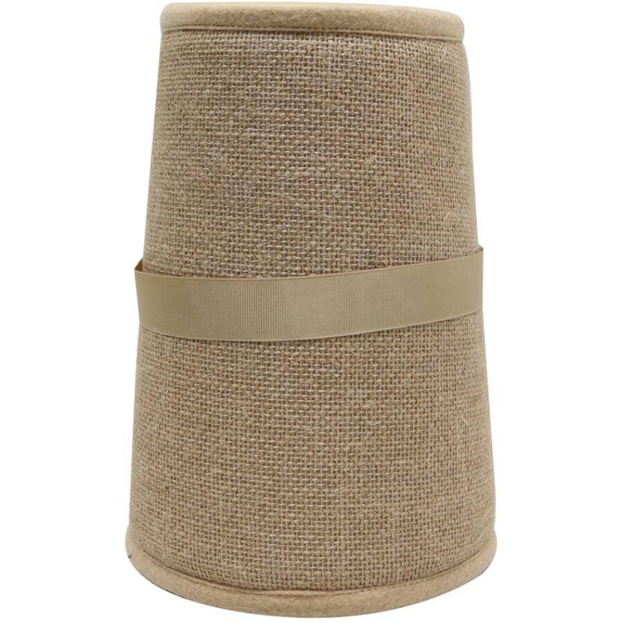 INSTYLE 26" Natural Burlap Christmas Tree Collar | Home Hardware