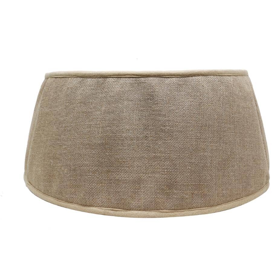 INSTYLE 26" Natural Burlap Christmas Tree Collar | Home Hardware