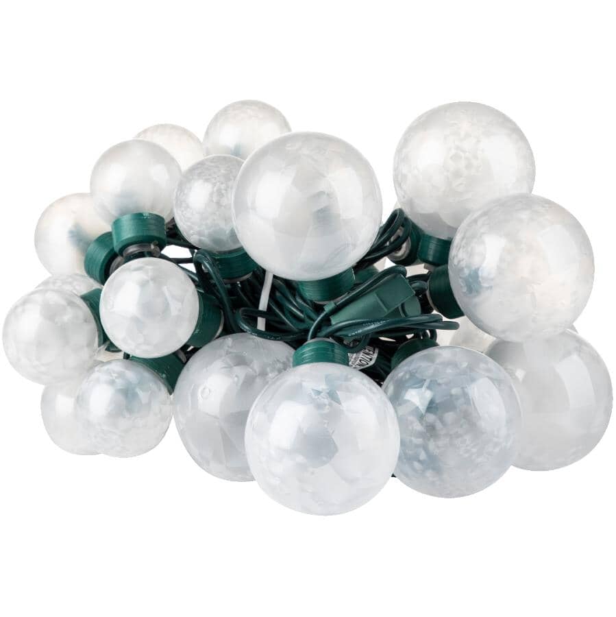 DANSON DECOR G40 & G60 Mosaic Ice Light Set with Green Wire | Home Hardware