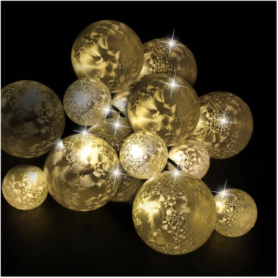 DANSON DECOR G40 & G60 Mosaic Ice Light Set with Green Wire | Home Hardware