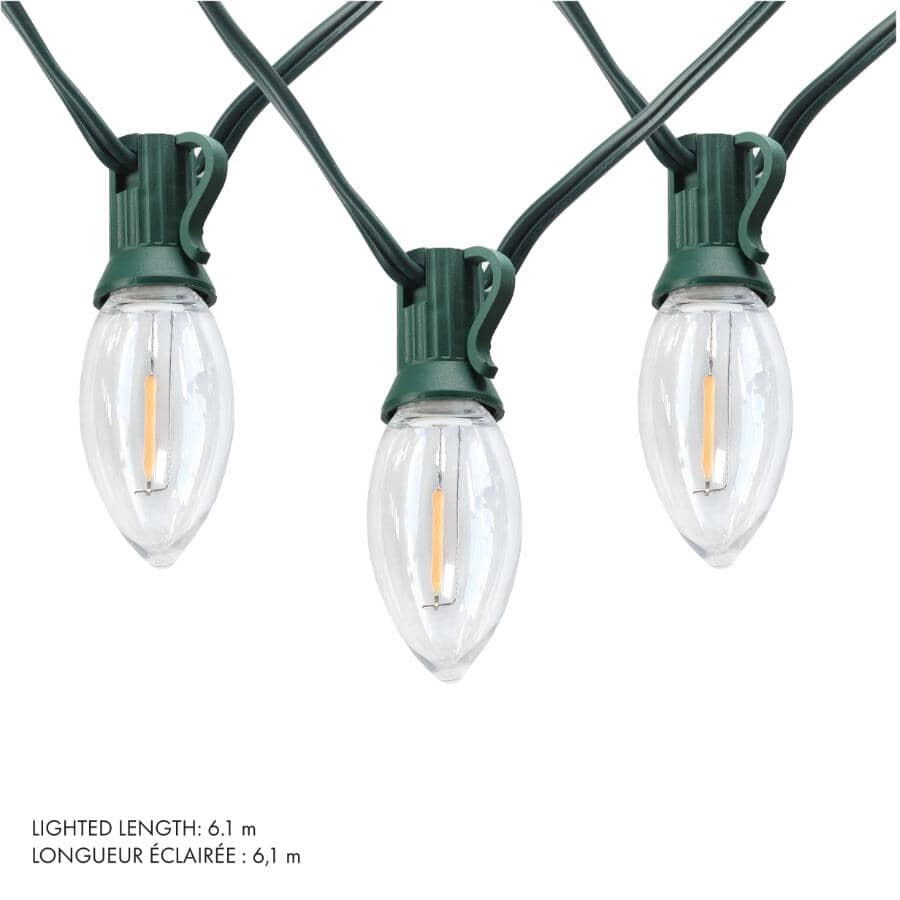 DANSON DECOR 25 LED Super Bright C9 Light set | Home Hardware