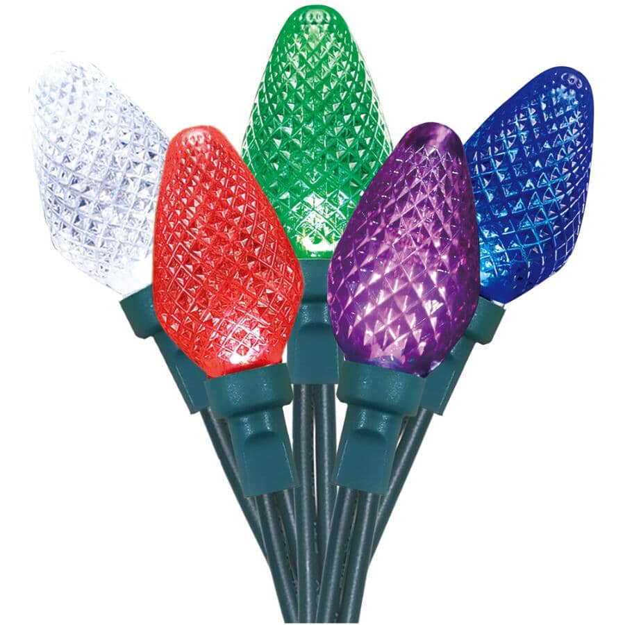 INSTYLE HOLIDAY C7 Light Set with Green Wire | Home Hardware