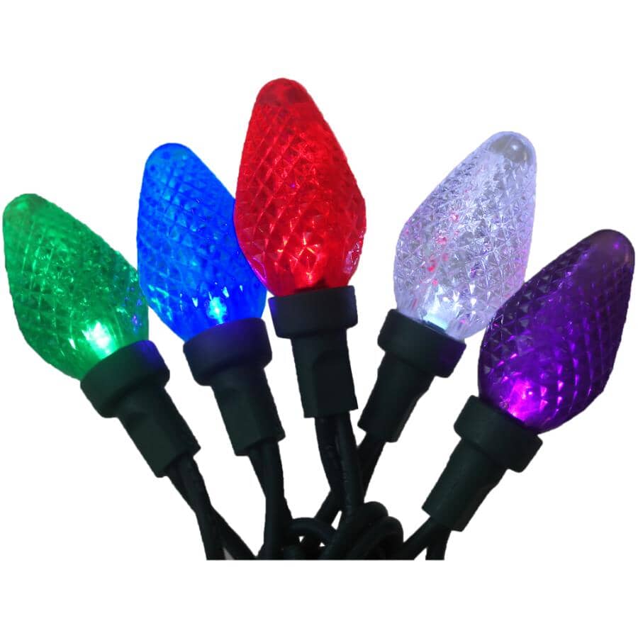 INSTYLE HOLIDAY C7 Light Set with Green Wire | Home Hardware