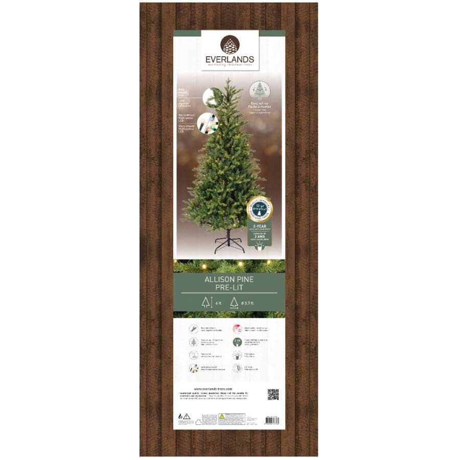 INSTYLE HOLIDAY 6' Allison Pine Christmas Tree | Home Hardware