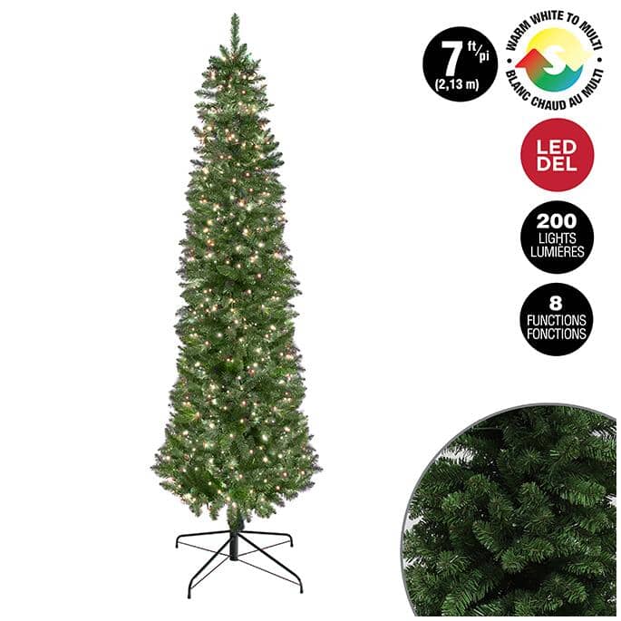 DANSON DECOR 6.8' Slim Pine Christmas Tree | Home Hardware