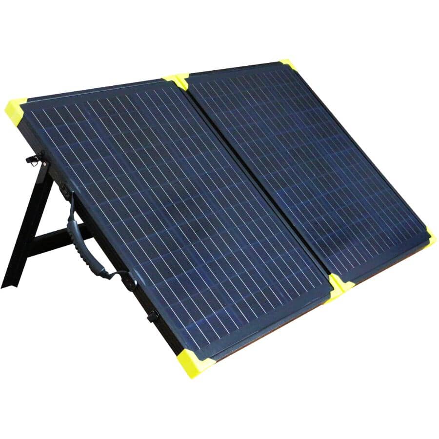 OMNIMAX Briefcase Crystalline Solar Panel Kit | Home Hardware