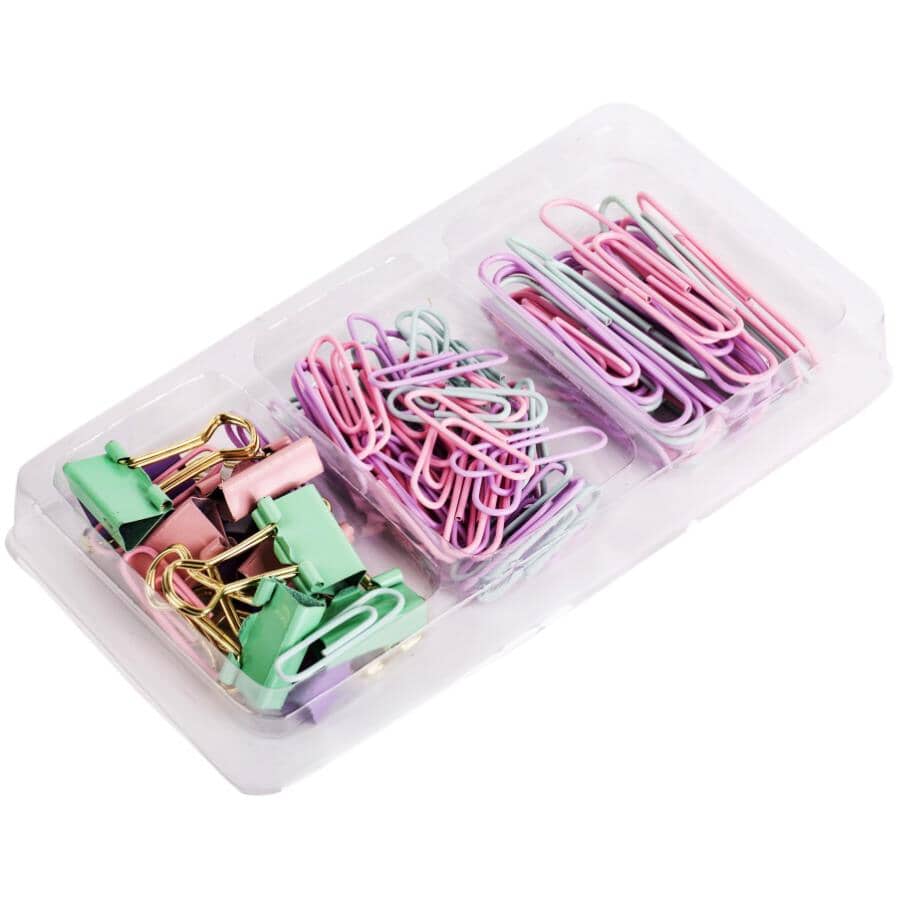 I STATIONERY Paper & Binder Clips Set | Home Hardware