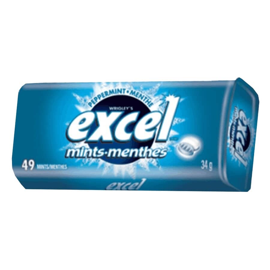 EXCEL GUM Peppermint Breath Mints in Tin | Home Hardware