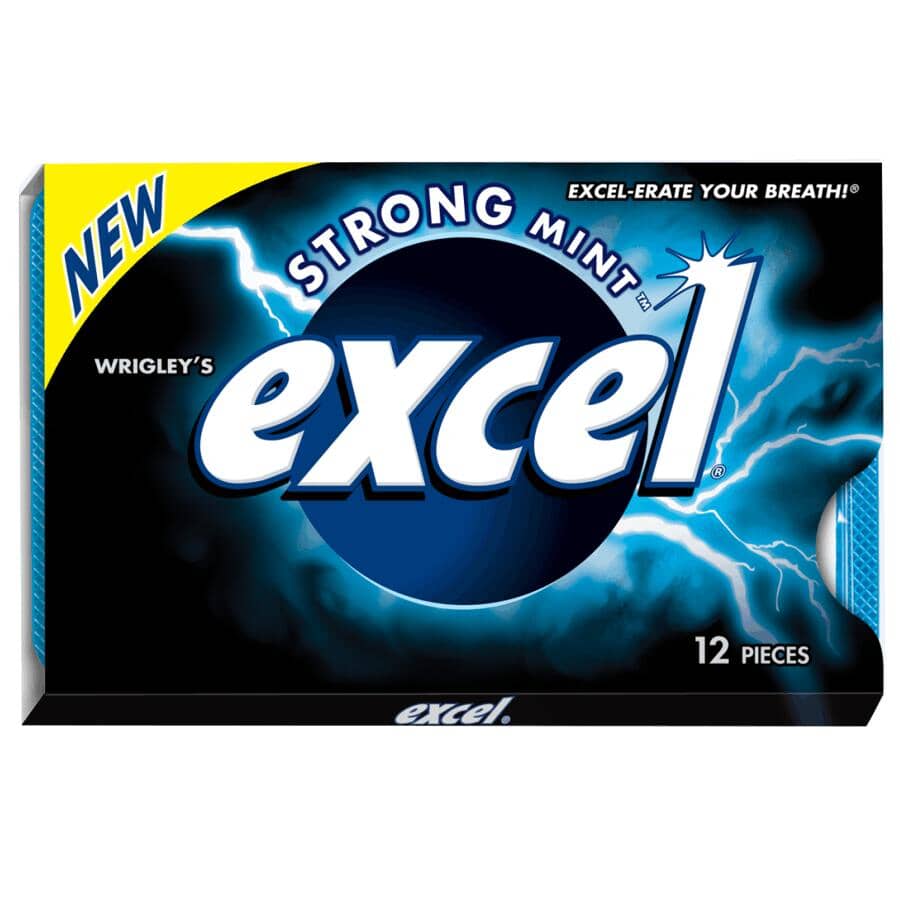 EXCEL GUM Strong Mint Gum - 12 Pieces | Home Hardware