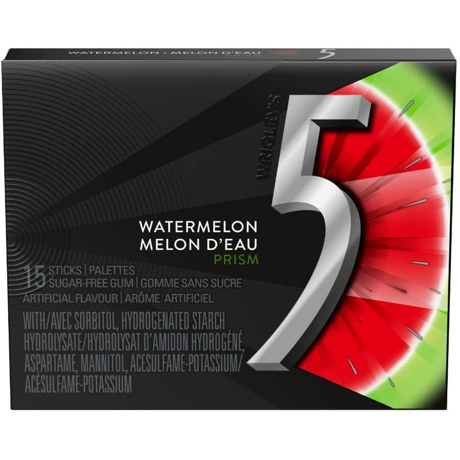 MARS 15 Piece Wrigley 5 Prism Watermelon Gum | Home Hardware