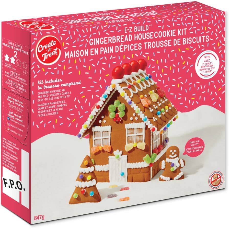 CREATE A TREAT Gingerbread House Cookie Decorating Kit | Home Hardware