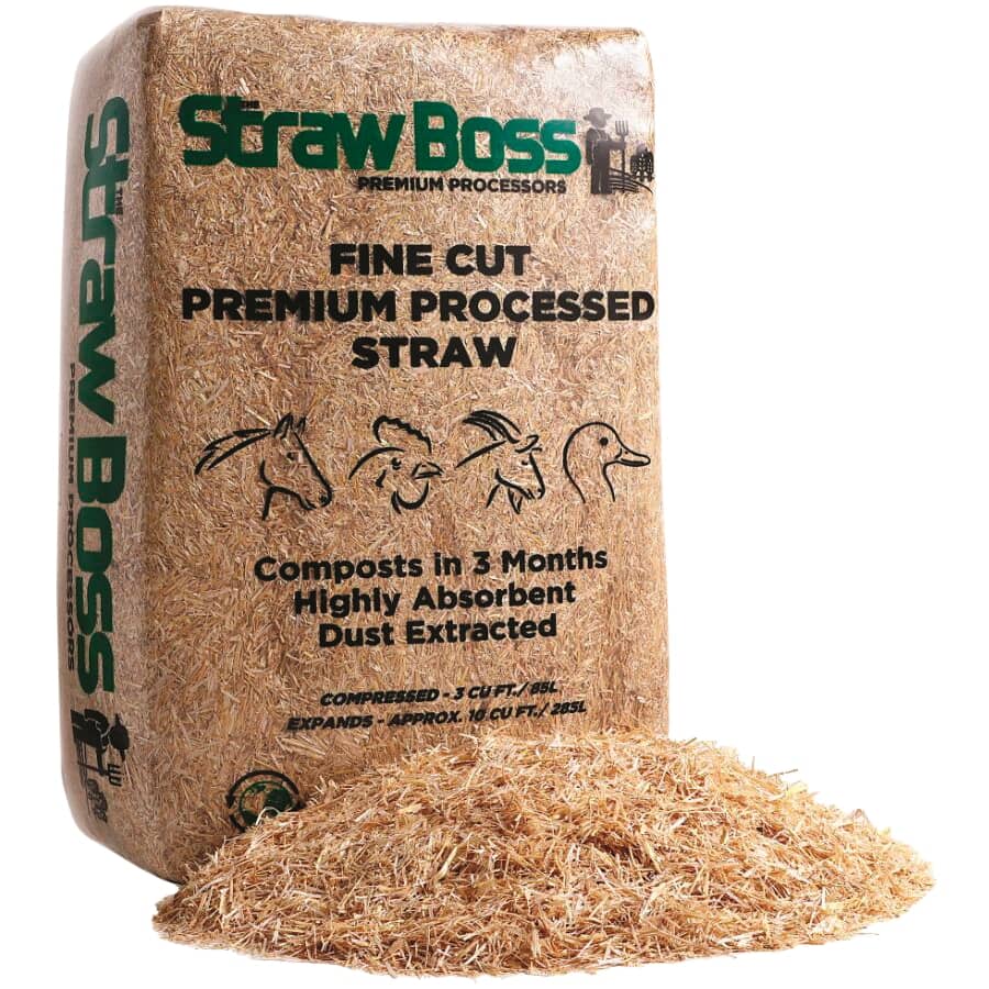 STRAW BOSS Fine Cut Premium Processed Straw | Home Hardware