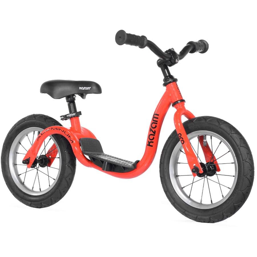 STONERIDGE Kazam Pro Red Aluminum No Pedal Balance Bike | Home Hardware