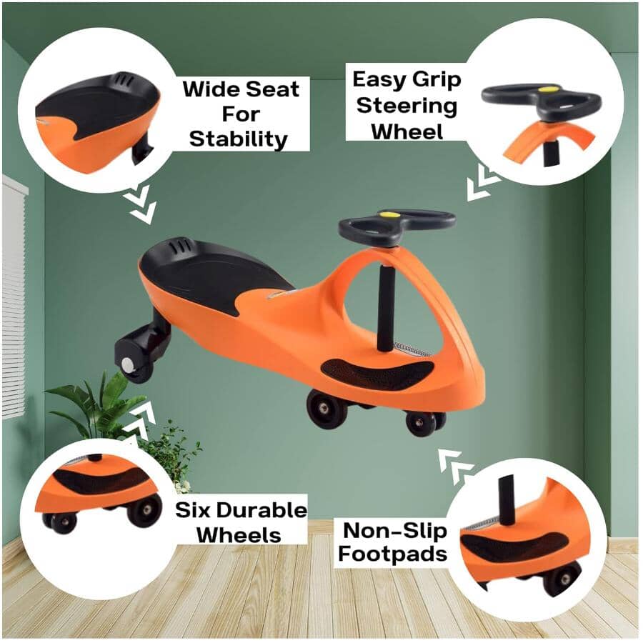 PLASMACAR Orange Ride-On | Home Hardware