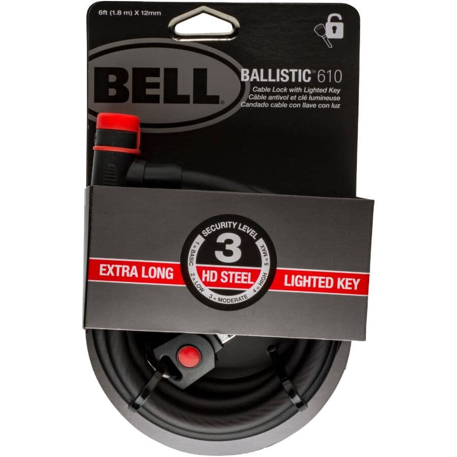 BELL Ballistic 610 Combination Cable Bike Lock | Home Hardware