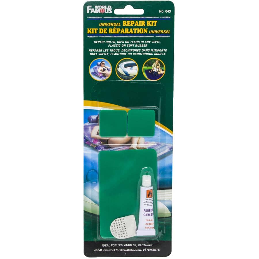WORLD FAMOUS Vinyl Air Mattress Repair Kit | Home Hardware