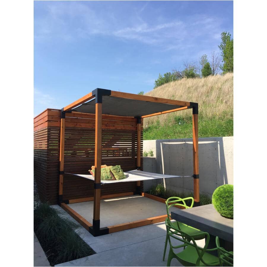 TOJAGRID 8' x 8' Pergola Hammock Kit, For Toja Grid Pergolas | Home ...