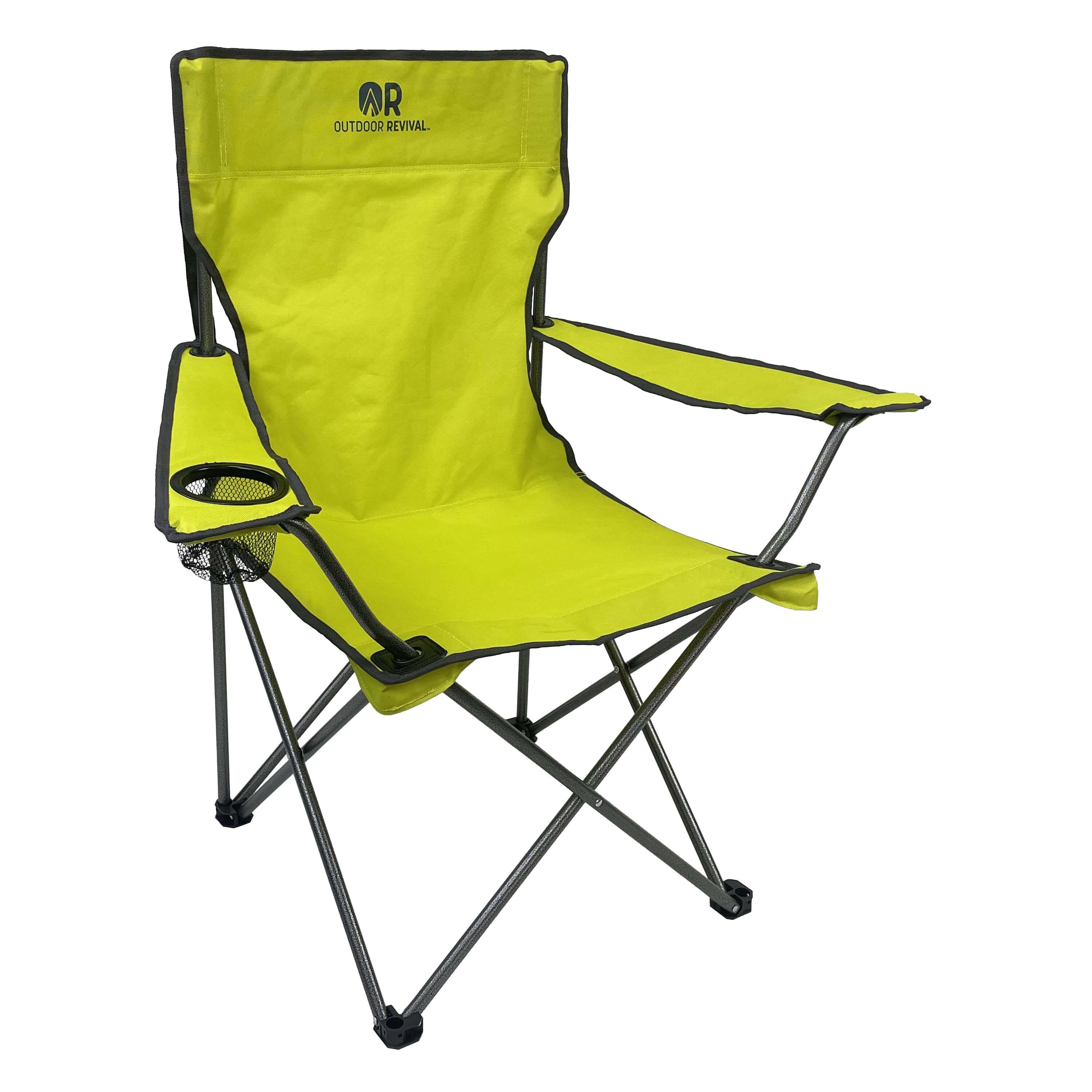 OUTDOOR REVIVAL Basic Folding Quad Camping Chair | Home Hardware