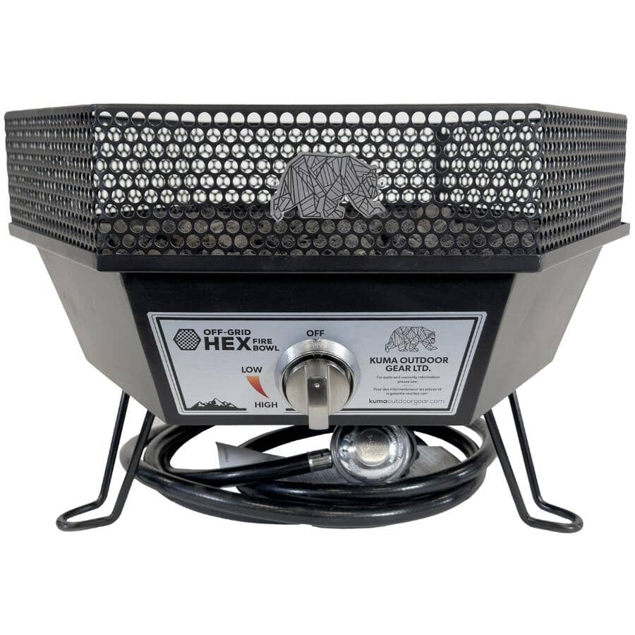 KUMA OUTDOOR GEAR Hex Off-Grid Fire Bowl with Carry Bag | Home Hardware