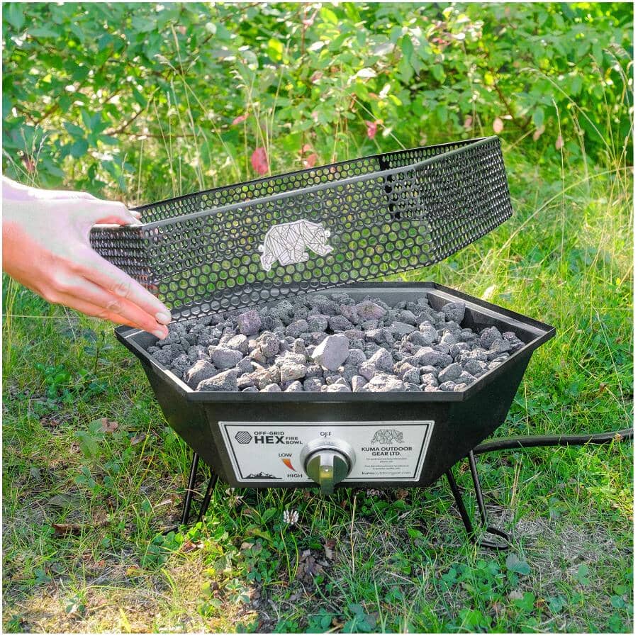 KUMA OUTDOOR GEAR Hex Off-Grid Fire Bowl with Carry Bag | Home Hardware
