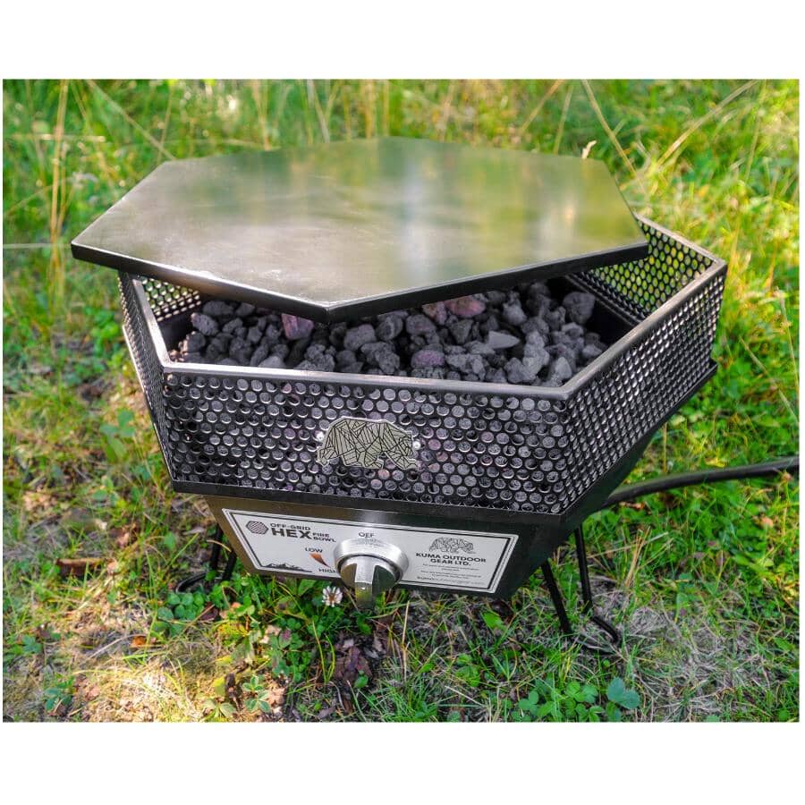 KUMA OUTDOOR GEAR Hex Off-Grid Fire Bowl with Carry Bag | Home Hardware