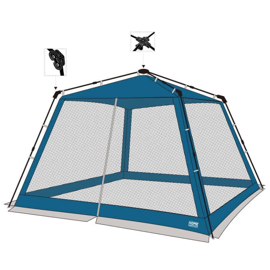 HOME ESSENTIALS 10' x 10' Speed Up Screenhouse Canopy Tent | Home Hardware