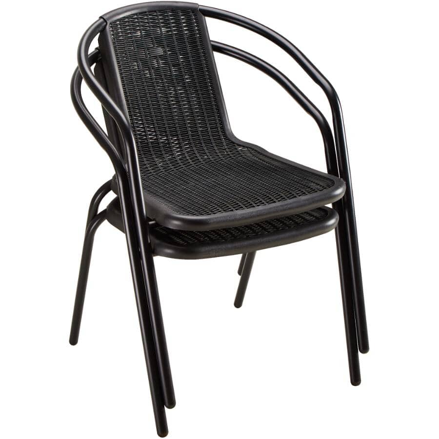 INSTYLE OUTDOOR Stacking Wicker Dining Chair | Home Hardware