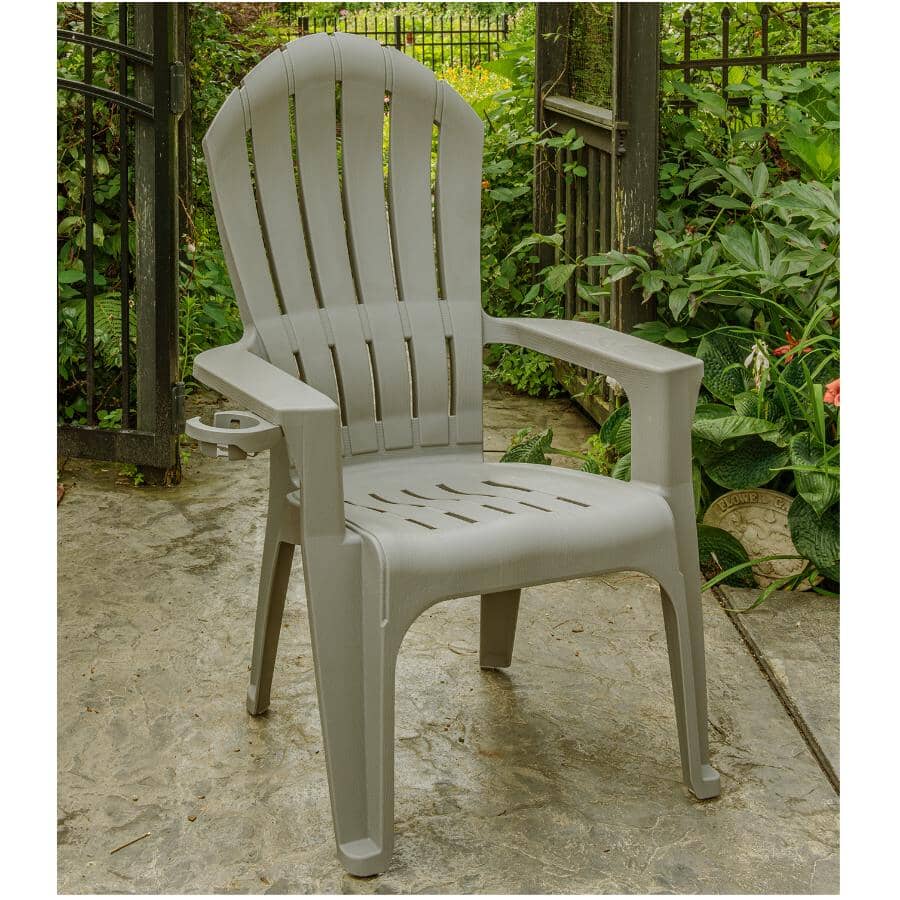 ADAMS Grey Big Easy Stacking Adirondack Chair | Home Hardware