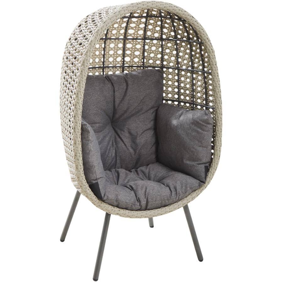 BLUE SKY OUTDOOR LIVING Devon Single Wicker Egg Chair | Home Hardware