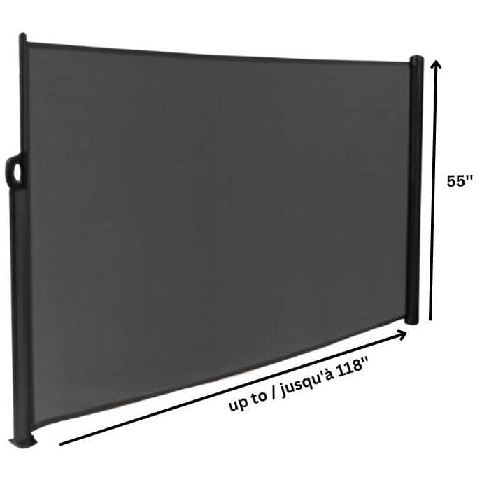 CORRIVEAU 55" Retractable Privacy Screen | Home Hardware