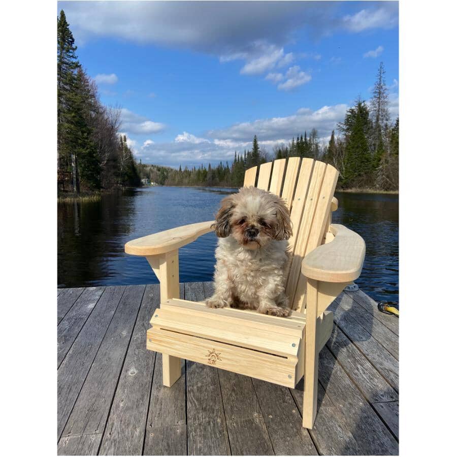 THE BEAR CHAIR Baby Bear Pine Adirondak Chair | Home Hardware