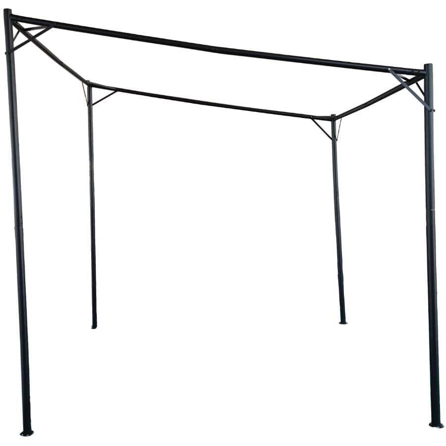 DURA Kenora Pergola - Black, 8' x 8' | Home Hardware