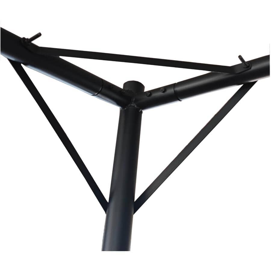 DURA Kenora Pergola - Black, 8' x 8' | Home Hardware