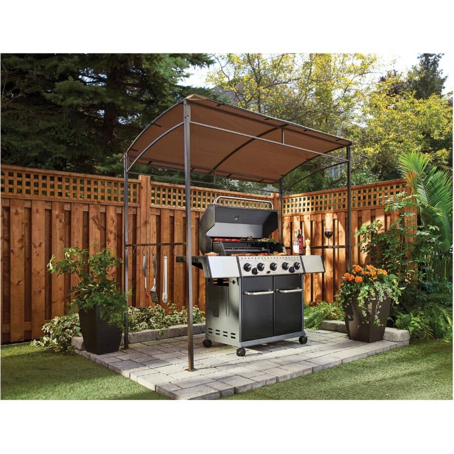 Abri solaire de 7 pix4 pi avec toit souple pour barbecue Instyle ...